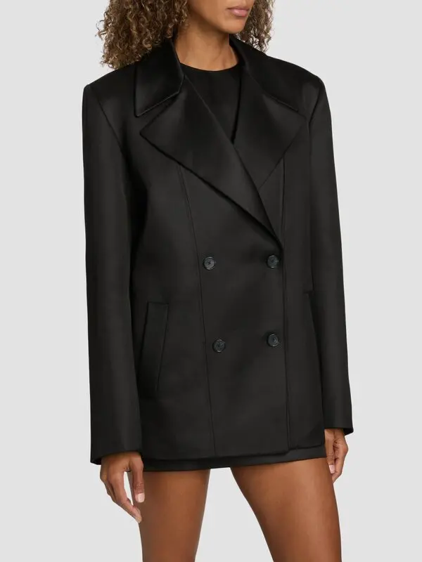 Brandon Maxwell The Elliot Double Breasted Evening Jacket