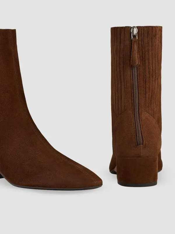AQUAZZURA Saint Honoré 35mm Suede Boots