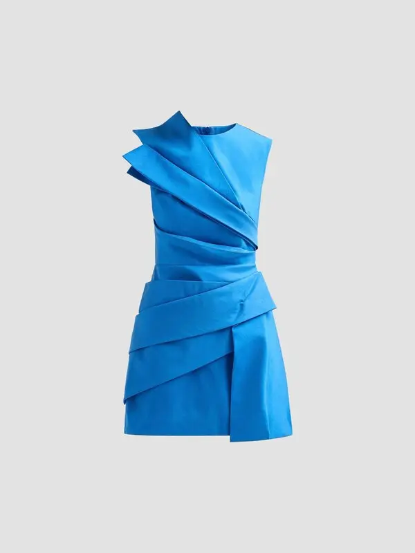 Acler Kenley Gathered Sleeveless Minidress