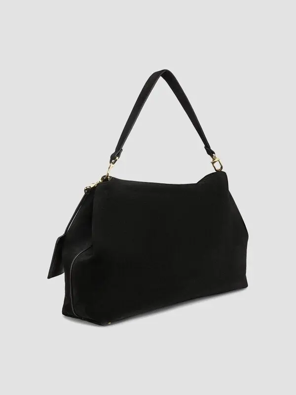 TOTEME T-lock Suede Satchel