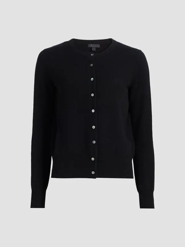 SAKS FIFTH AVENUE Cashmere Cardigan - Black