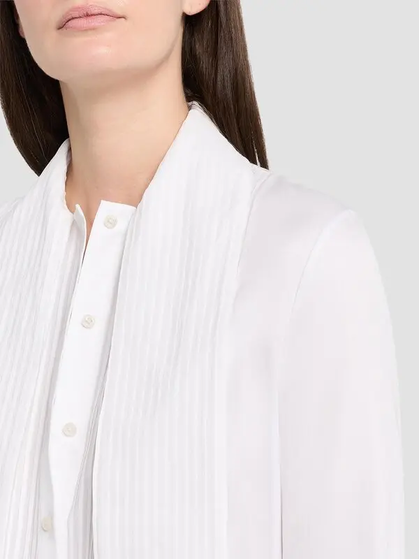 Brandon Maxwell The Inez Cotton Tuxedo Shirt