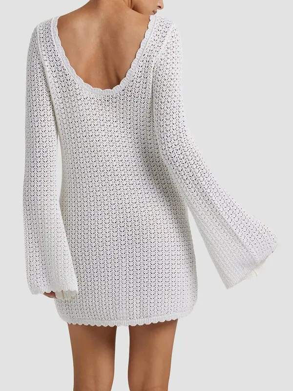 Peony Tapestry Pointelle Rosie Minidress