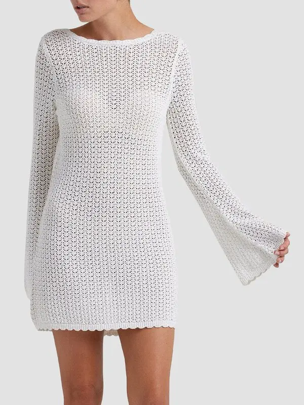 Peony Tapestry Pointelle Rosie Minidress