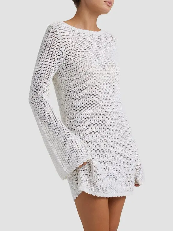 Peony Tapestry Pointelle Rosie Minidress