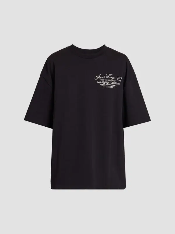 Amiri Dreamers Logo Cotton T-shirt - Black