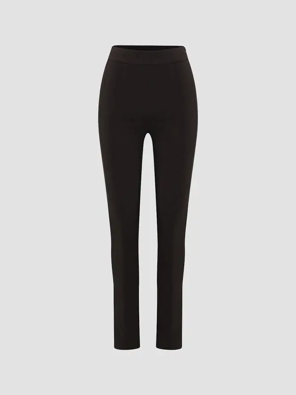 ARTEMIS DICIERO Elvira Crepe Slim-fit Cigarette Pants