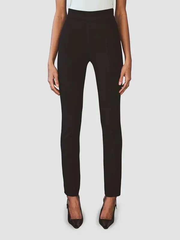 ARTEMIS DICIERO Elvira Crepe Slim-fit Cigarette Pants