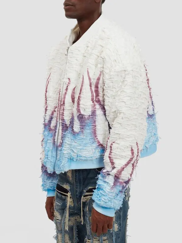 WHO DECIDES WAR Husk Flame Bomber Jacket