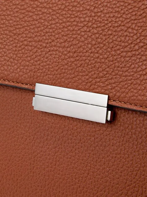 TOTEME Grained Leather Top Handle Bag