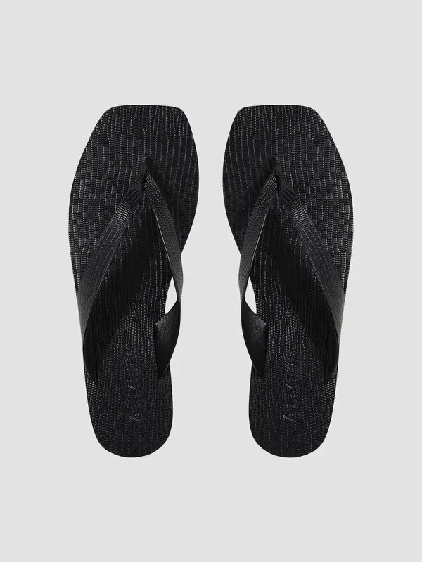 A.emery Kinto Lizard-embossed Sandals