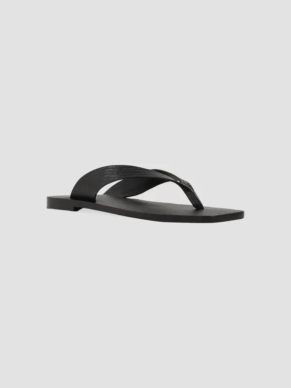 A.emery Kinto Lizard-embossed Sandals