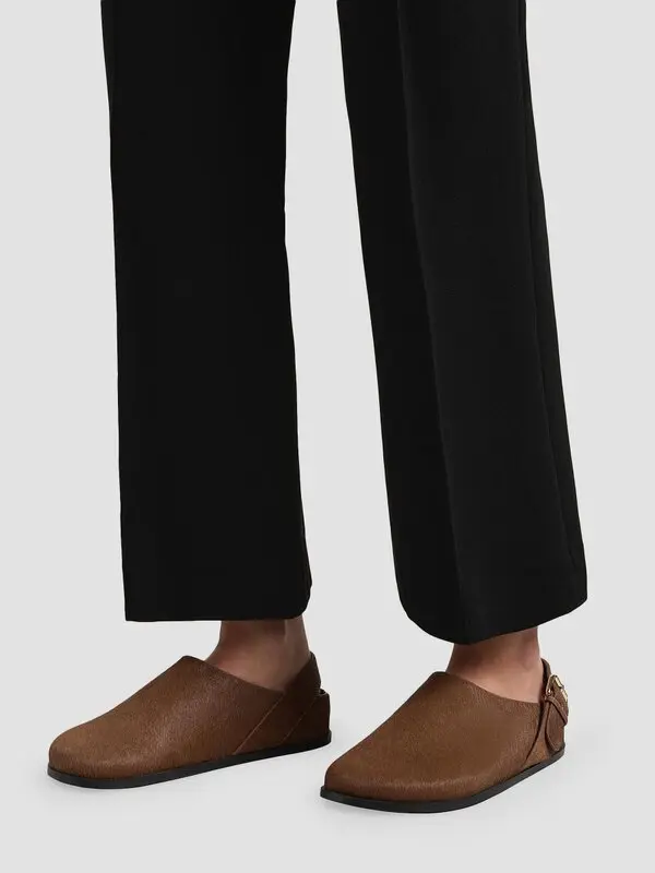 A.emery Louis Calf Hair Clogs - Pecan