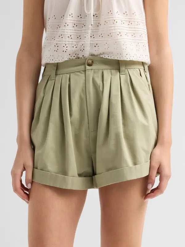 DÔEN Declan Pleated Shorts