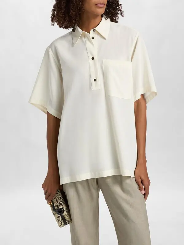 TOTEME Fluid Polo Shirt