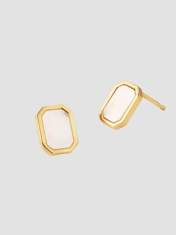 ORADINA Horizons Studs In 14k Yellow