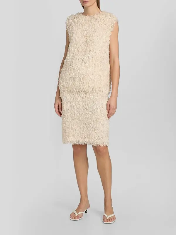 TOTEME Feathered-jersey Knee-length Skirt