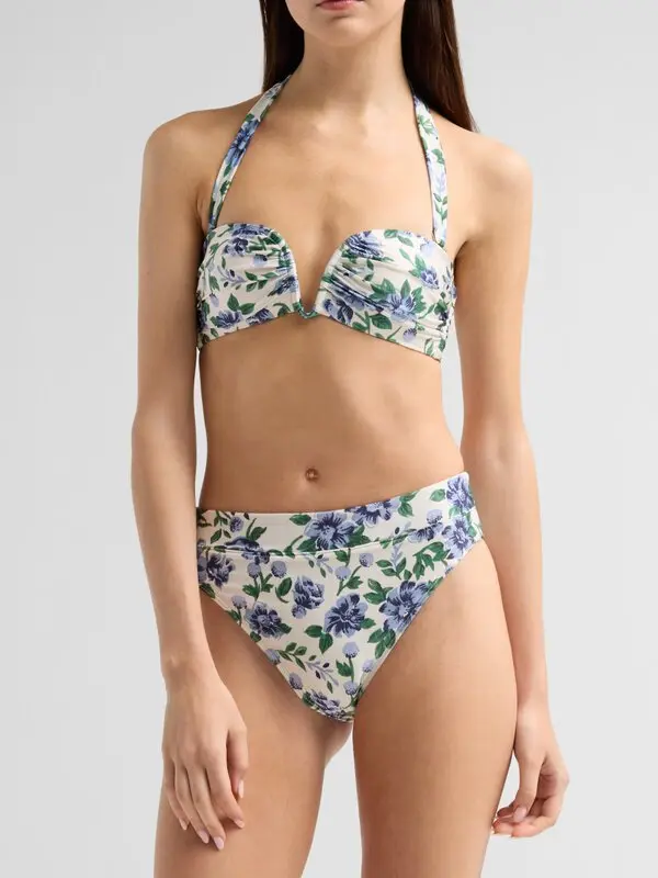 Peony Enamour Mid-high-cut Bikini Bottom