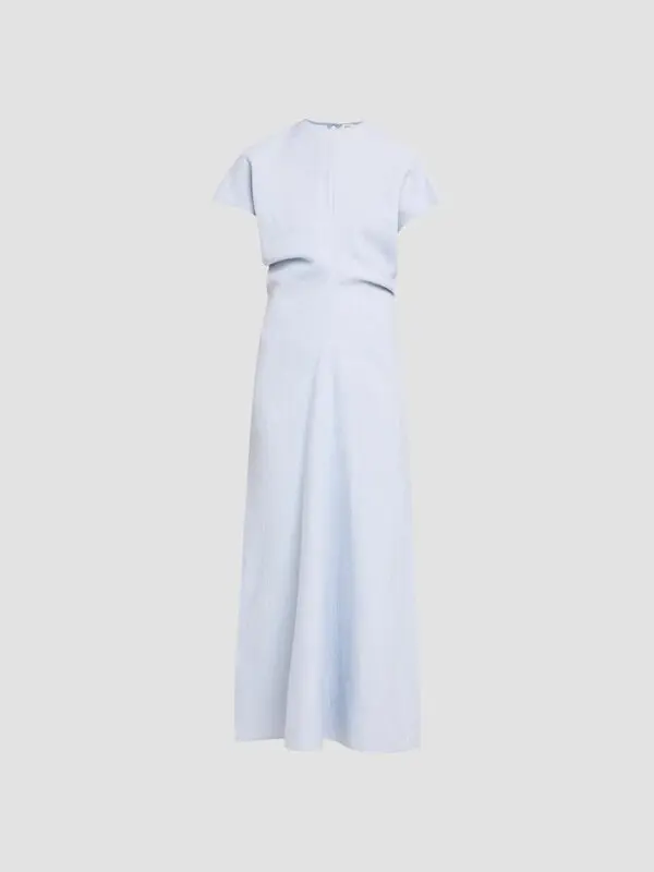 TOTEME Slouch Waist Midi Dress - Sky