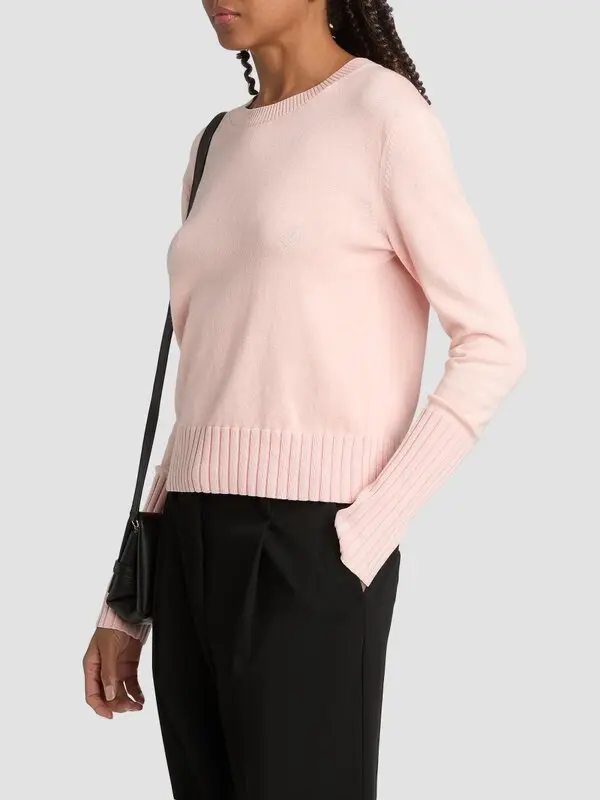 Guest In Residence Rib-knit Cotton-blend Sweater - Sprinkle