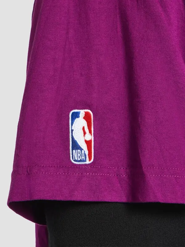 Balenciaga X Nba Collaboration Oversized T-shirt - Violet