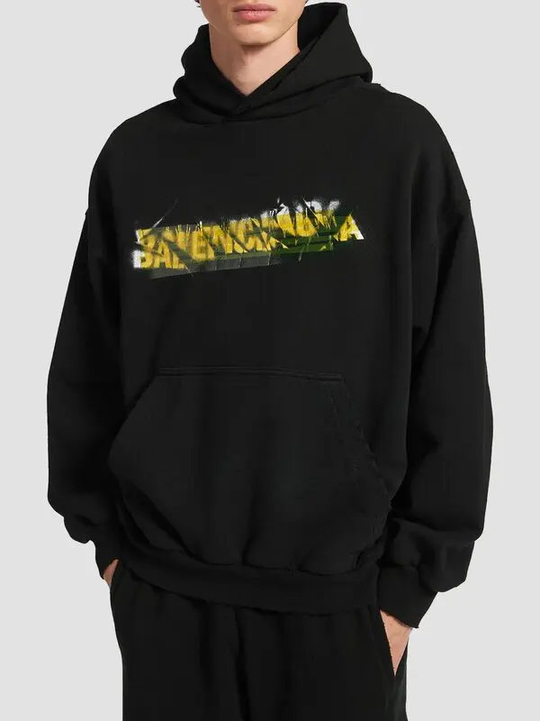 Balenciaga Messy Spray Fit Hoodie