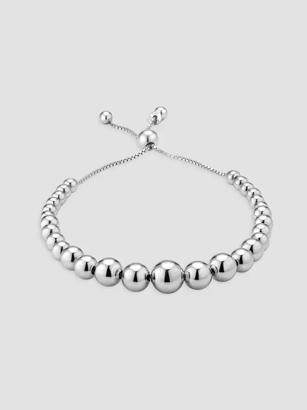 ORADINA Belle Of The Ball Adjustable Bracelet In Sterling - Silver