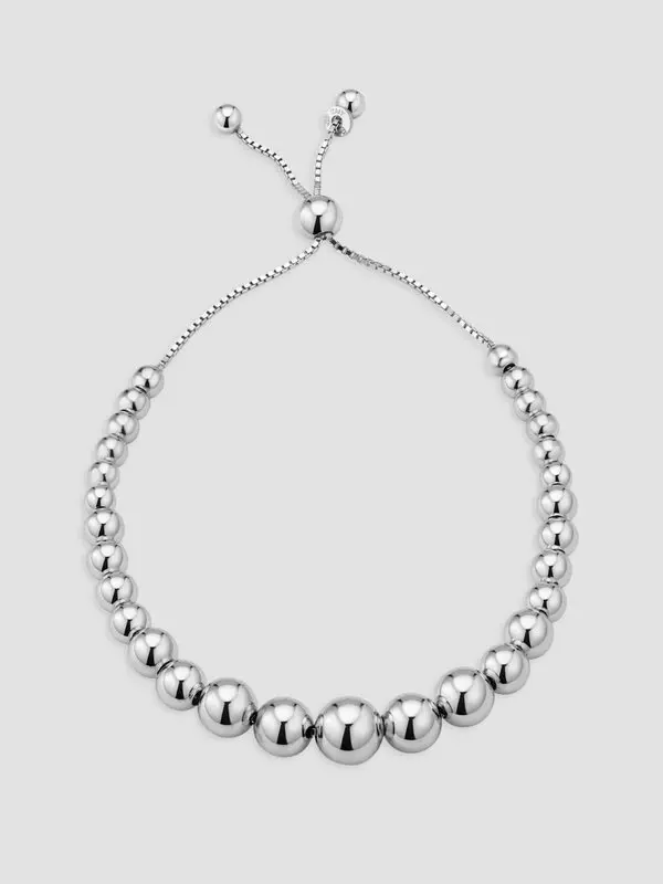 ORADINA Belle Of The Ball Adjustable Bracelet In Sterling