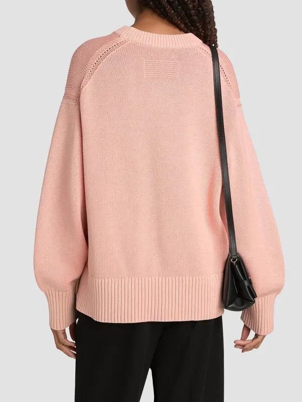 Guest In Residence Sunwash Cotton-cashmere Crewneck Sweater - Sprinkle