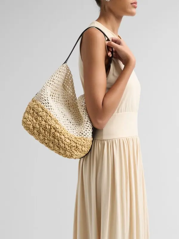 TOTEME Medium Belted Paper Tote Bag
