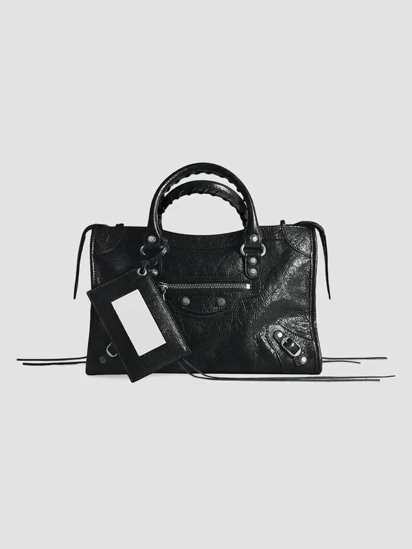 Balenciaga Le City Crossbody Bag - Black