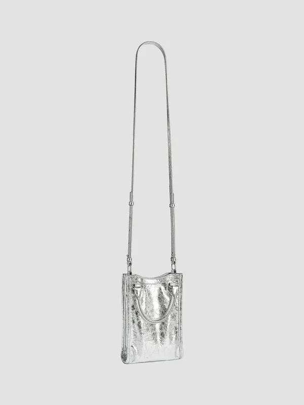 Balenciaga Le City Crossbody Bag - Silver