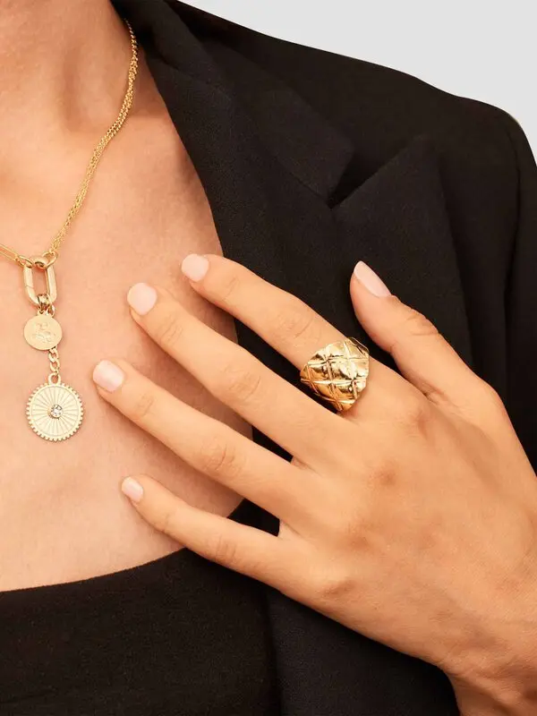 ORADINA Diamondback Ring In 14k Yellow