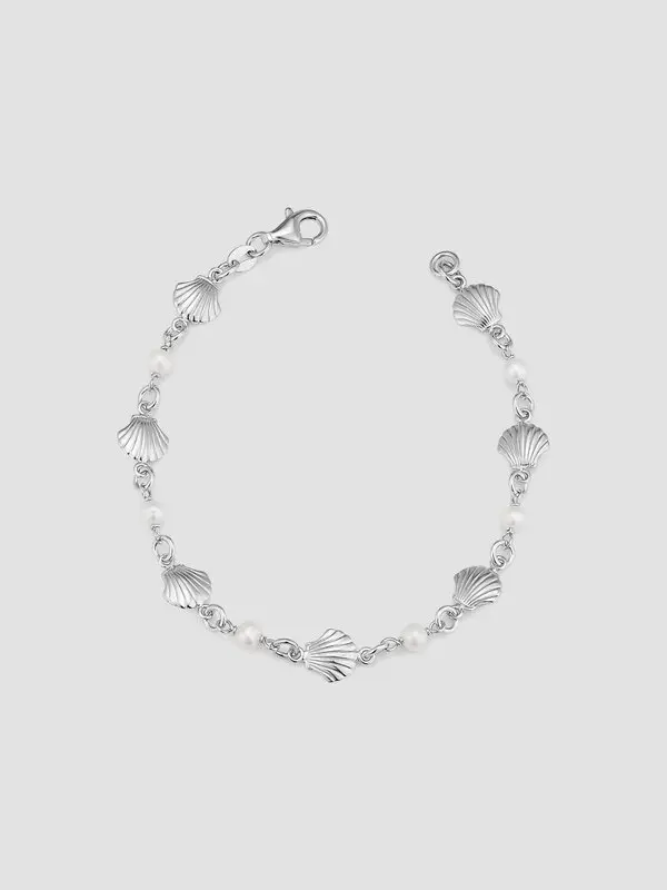 ORADINA Ocean Treasures Station Bracelet In Sterling - Silver
