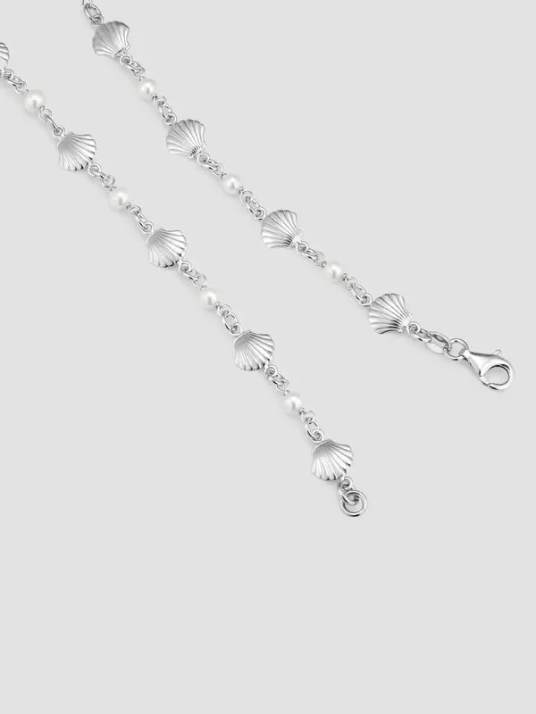 ORADINA Ocean Treasures Station Bracelet In Sterling