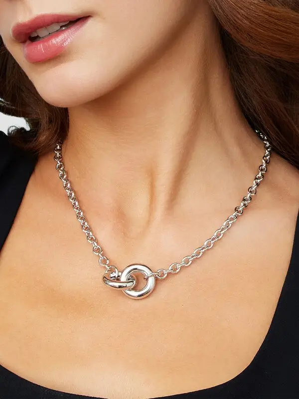 ORADINA Together Pendant Necklace In Sterling