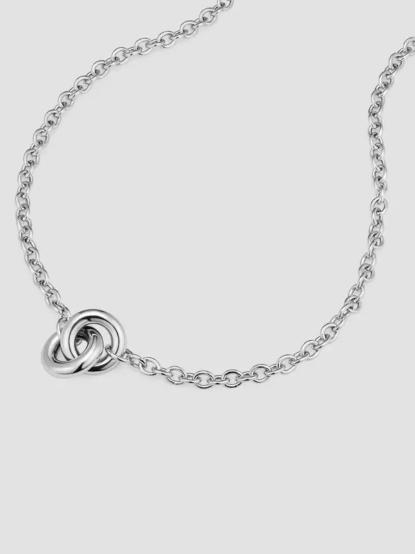 ORADINA Together Pendant Necklace In Sterling