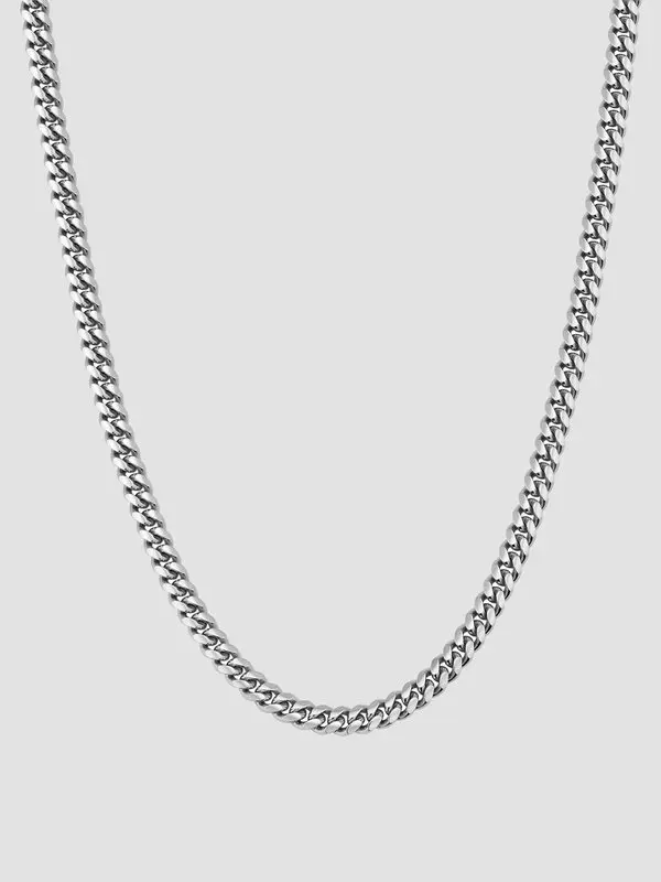 ORADINA Cuban Bold Chain In Sterling
