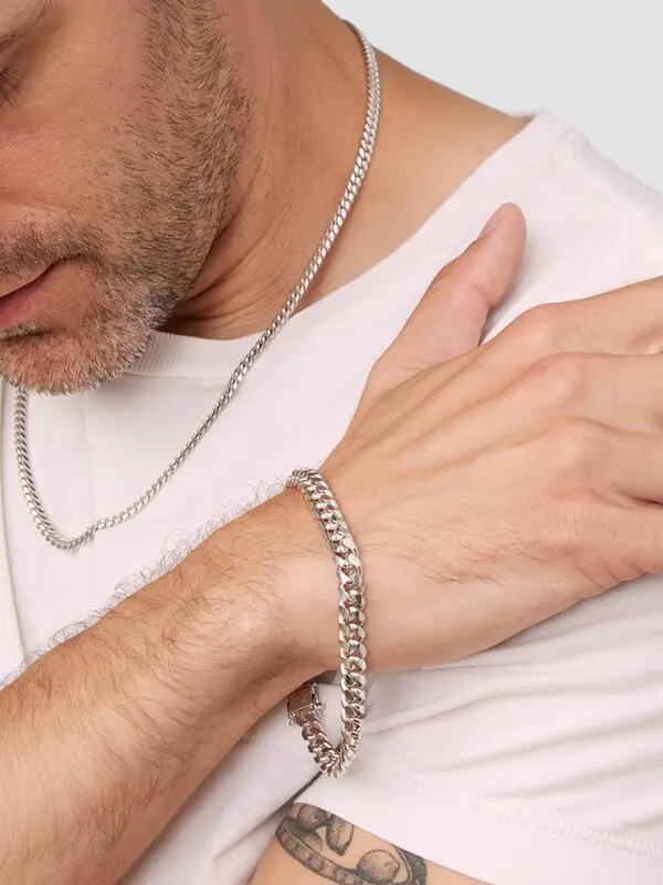 ORADINA Cuban Bold Chain In Sterling