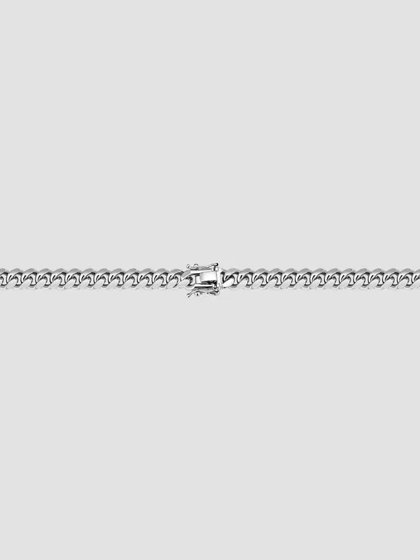 ORADINA Cuban Statet Bracelet In Sterling