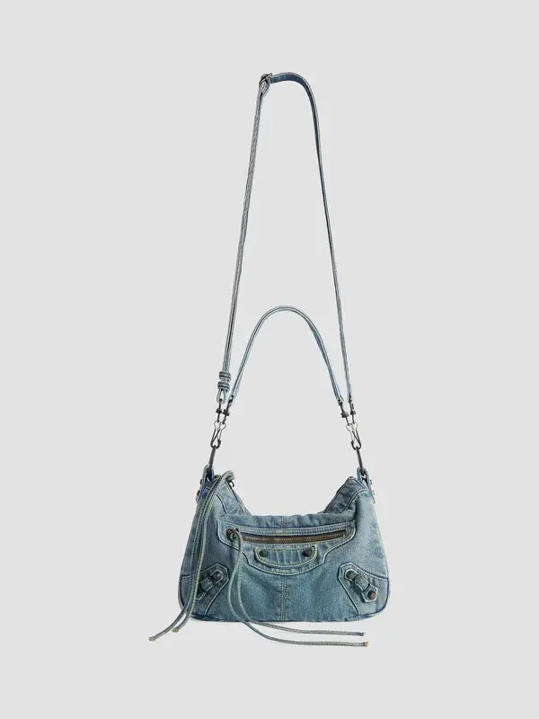 Balenciaga Le City Moto Bag - Blue