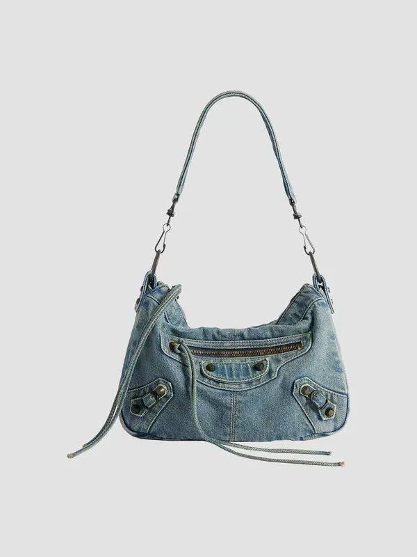 Balenciaga Le City Moto Bag - Blue