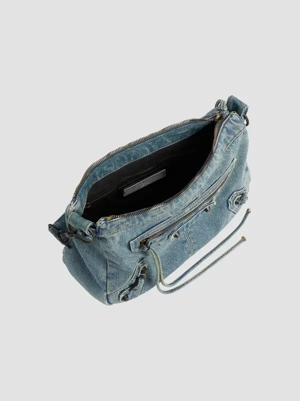 Balenciaga Le City Moto Bag - Blue