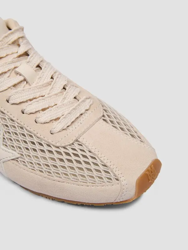Amiri Pacific Flat Suede & Mesh Low-top Sneakers