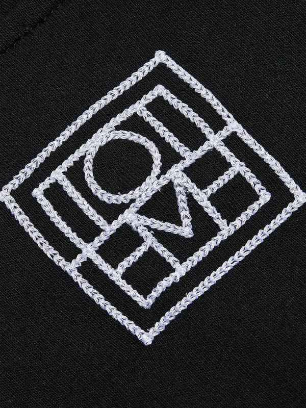 TOTEME Embroidered Monogram Cotton Classic T-shirt