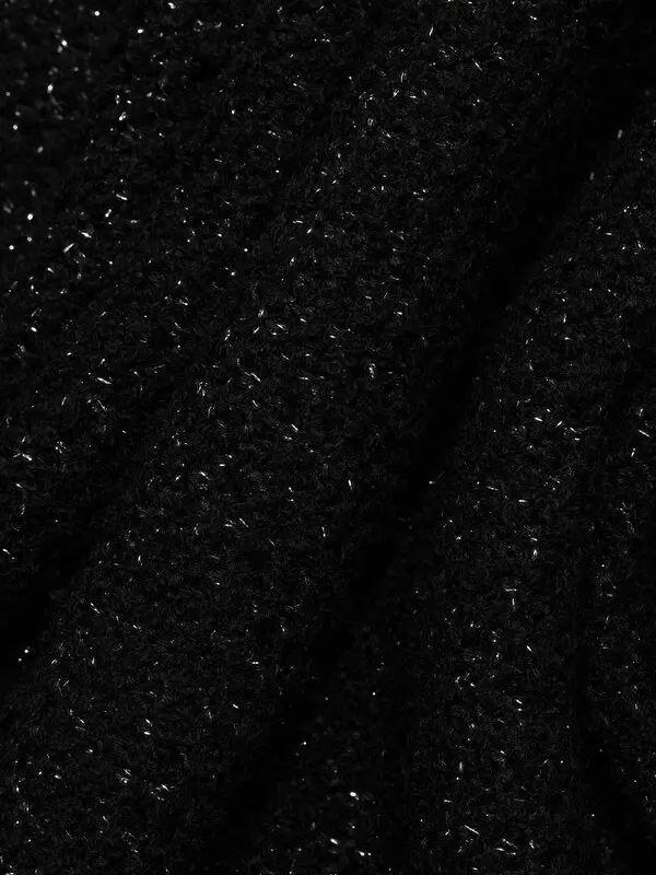 Chiara Boni La Petite Robe Bilok Metallic Tweed A-line Minidress
