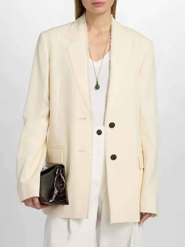 TOTEME Raw Lapel Jacket