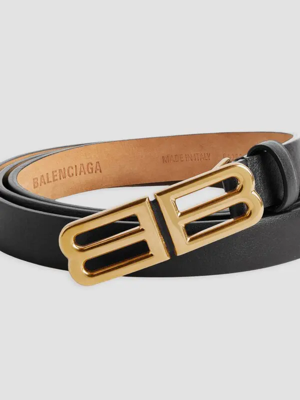 Balenciaga Bolero Bb Belt - Black