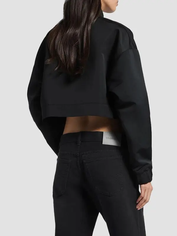 Balenciaga Cropped Tracksuit Jacket