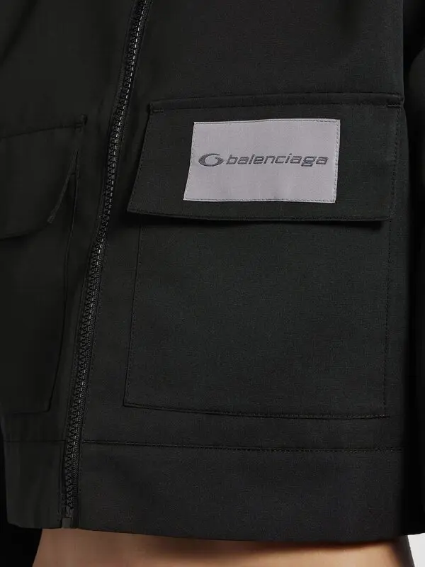 Balenciaga Cropped Tracksuit Jacket
